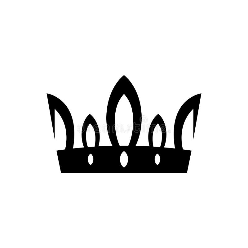Crown icon in simple style stock vector. Illustration of coronal - 78755358