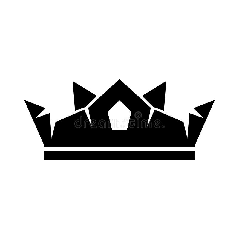 Crown icon simple stock vector. Illustration of tale - 78832424