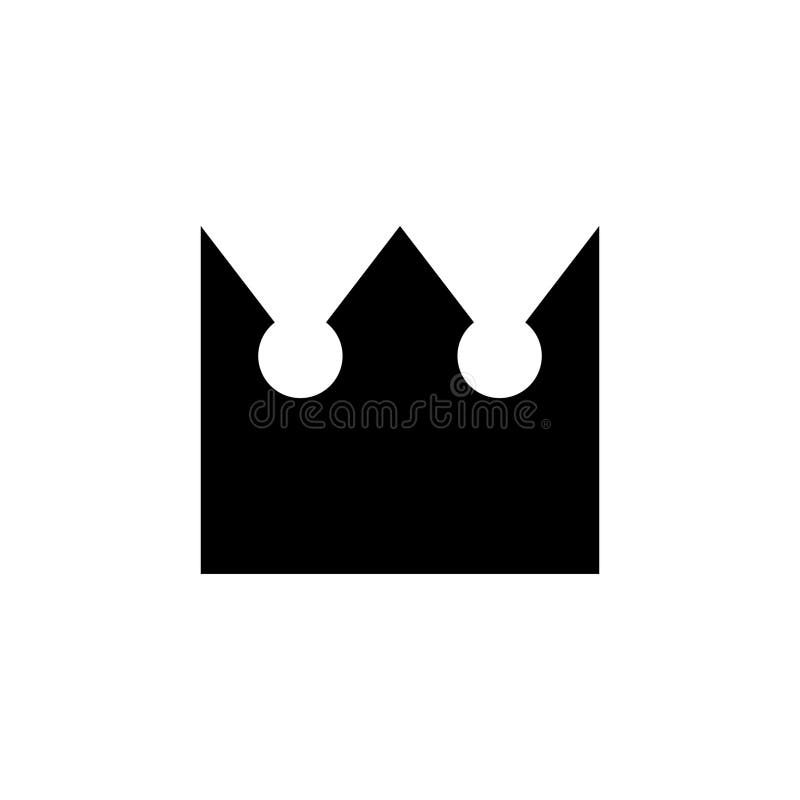 Crown Icon . Crown Vector Icon Stock Vector - Illustration of medieval ...