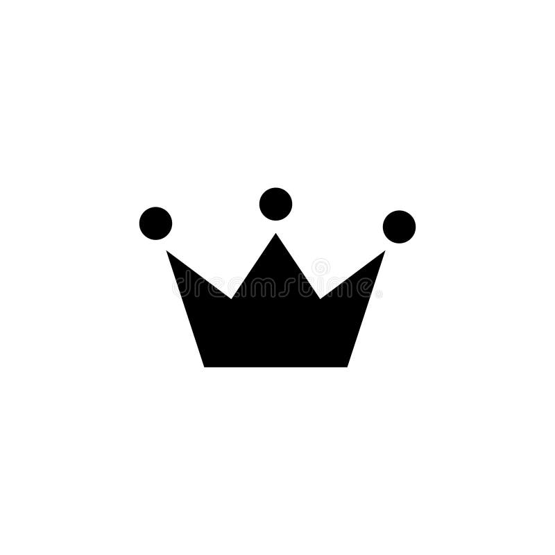 Crown Icon . Crown Vector Icon Stock Vector - Illustration of emperor ...