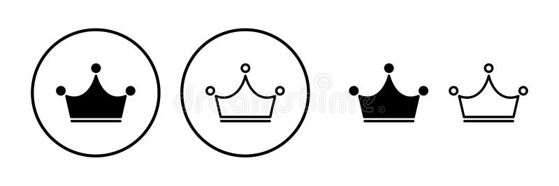 Crown Icon . Crown Symbol for Web Site Design Stock Vector ...