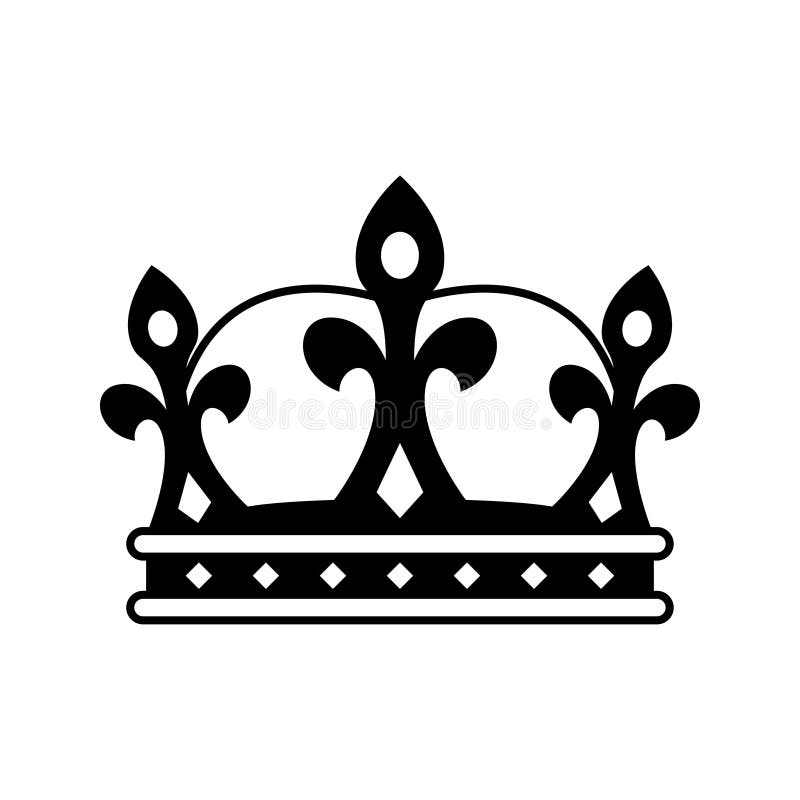 Crown Isolated on White Background Stock Vector - Illustration of ... Crown Isolated on White Background Stock Vector - Illustration of ...