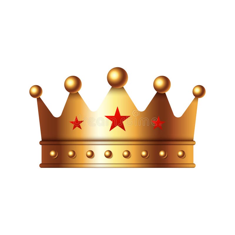 Crown Isolated on White Background Stock Vector - Illustration of ... Crown Isolated on White Background Stock Vector - Illustration of ...