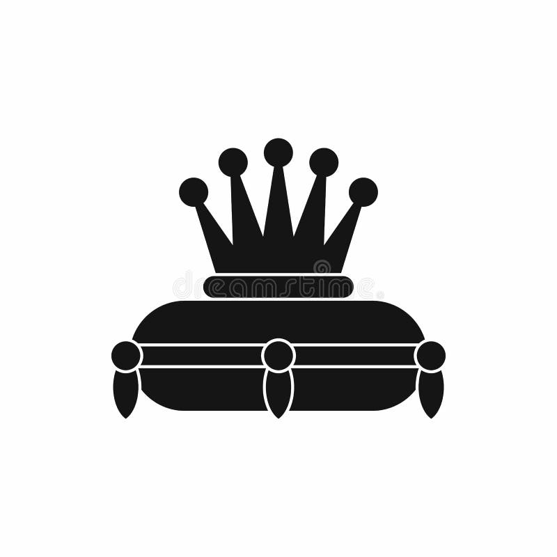 Crown King Icon, Simple Style Stock Vector - Illustration of blog ...