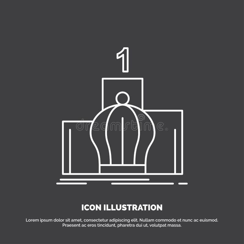 Crown, King, Leadership, Monarchy, Royal Icon. Line Vector Symbol for ...