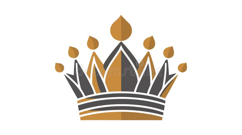 Crown Logo, Icon. Vector Illustration Isolated on White Background ...