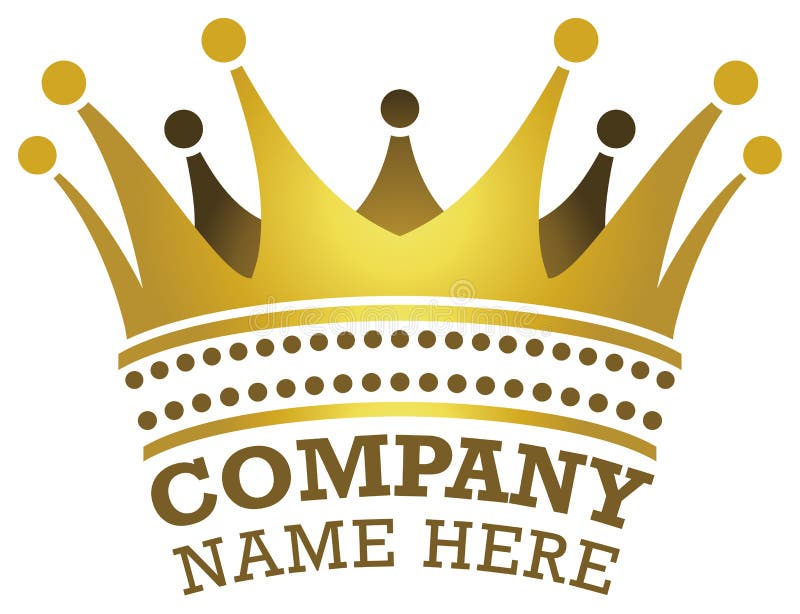 Crown Logo stock vector. Illustration of isolated, power - 43116850