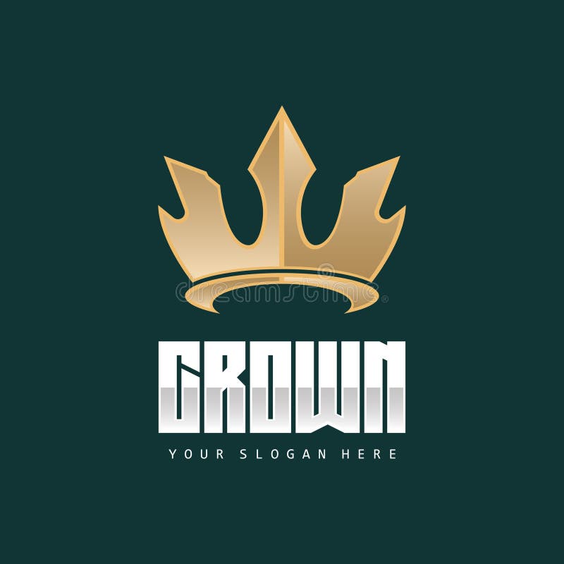 Crown Logo, King and Queen Icon Design, Vector Elegant, Simple ...