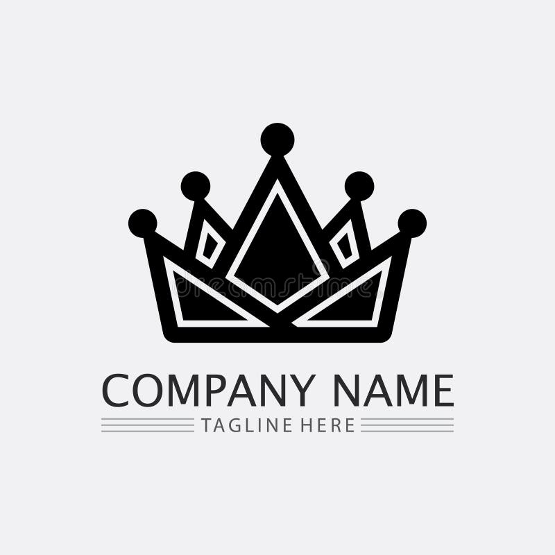 Crown Logo and Queen, King Logo DesignTemplate Vector Illustration ...