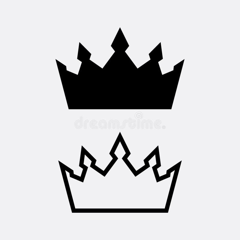Crown Logo and Queen, King Logo DesignTemplate Vector Illustration ...