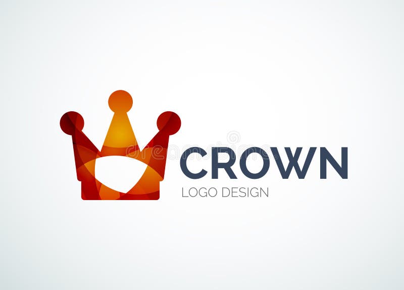 Crown logo stock vector. Illustration of insignia, crown - 44847991