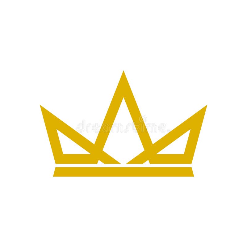 Crown Logo Template, Crown Simple Icon Stock Vector - Illustration of ...