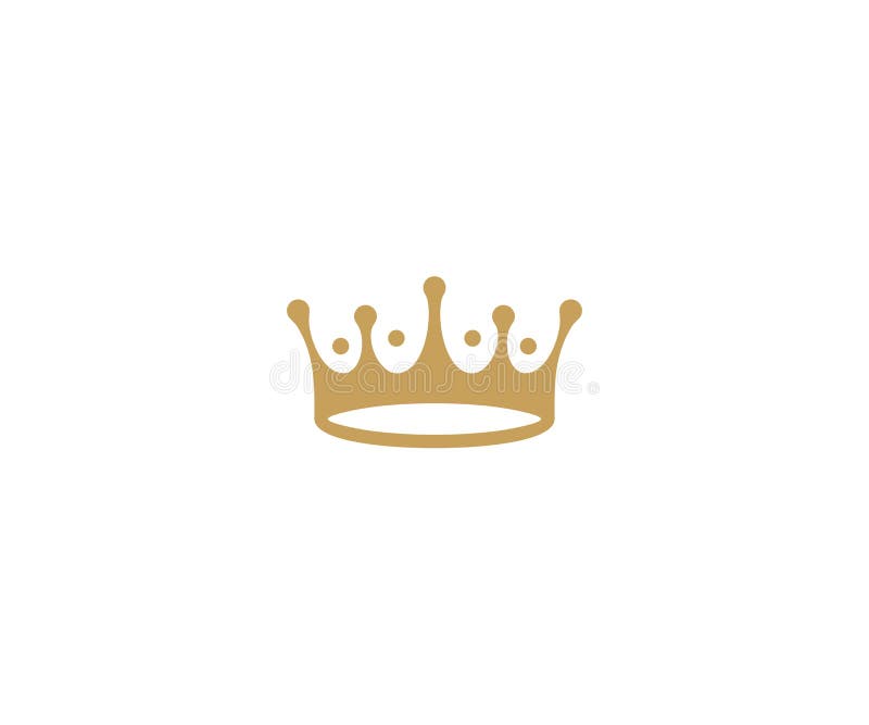 Crown Logo Template. King Hat Vector Design Stock Vector - Illustration ...