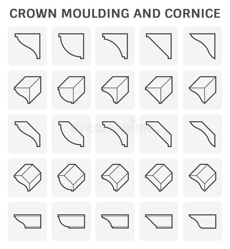Crown Molding Stock Illustrations – 1,142 Crown Molding Stock ...