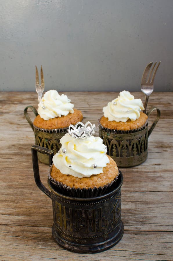 Crown Muffins stock image. Image of food, orange, cupcakes - 28591781