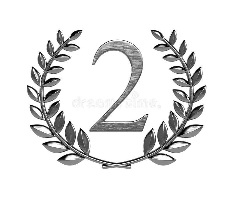 Crown Number of Laurel stock illustration. Illustration of champion ...