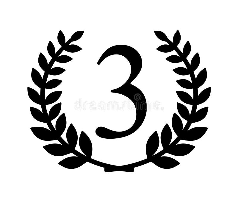 Crown Number of Laurel stock illustration. Illustration of king - 177394917