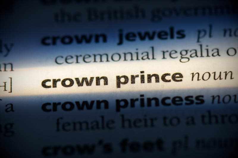 Crown prince stock photo. Image of concept, crown, printed - 161577444