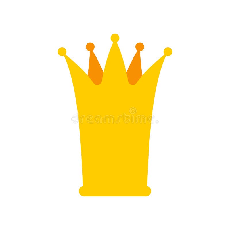 Prince Crown Isolated. Young King Cap of Gold Stock Vector ...