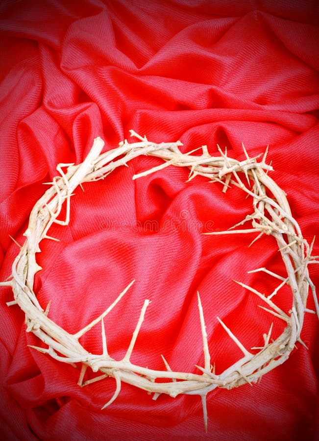 Crown on Red stock photo. Image of good, jerusalem, crucifixion - 22998856