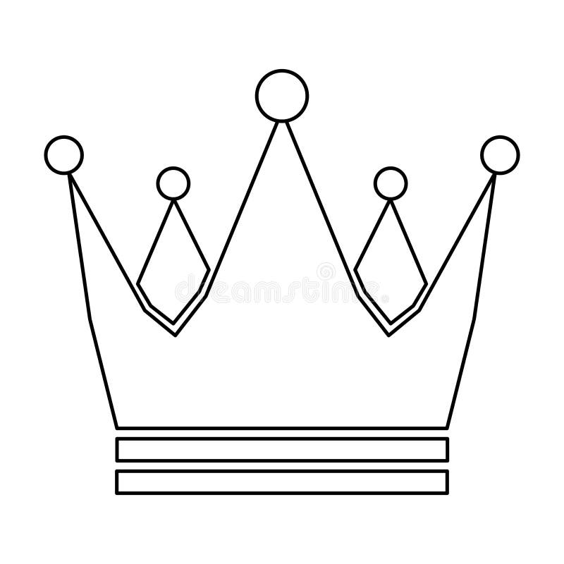 Crown Royal Imperial Icon Schematic from Black Lines on White ...