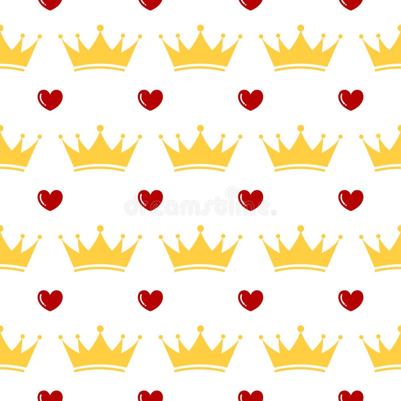 Crown Seamless Pattern. King Seamless Pattern. Queen Seamless Pattern ...