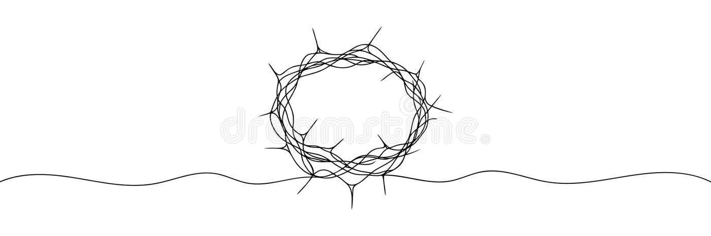 Continuous Line Drawing Thorns Stock Illustrations – 34 Continuous Line ...