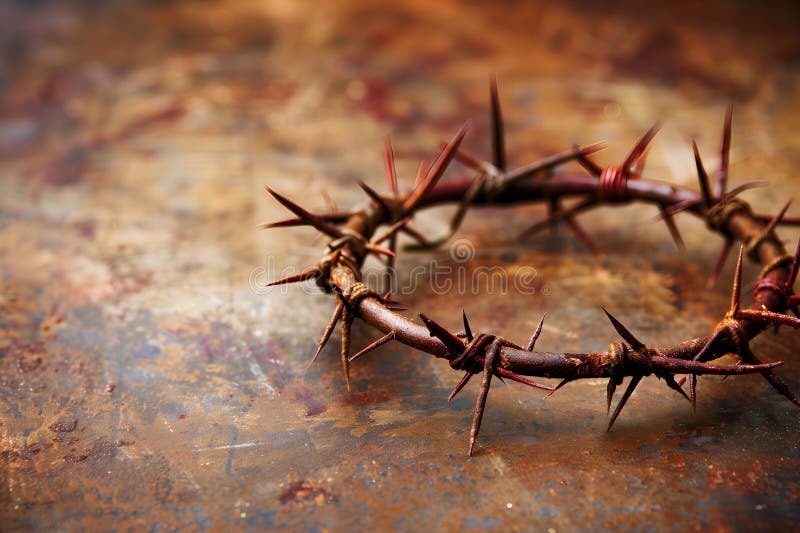 Crown of Thorns of Jesus Christ Stock Photo - Image of religious ...