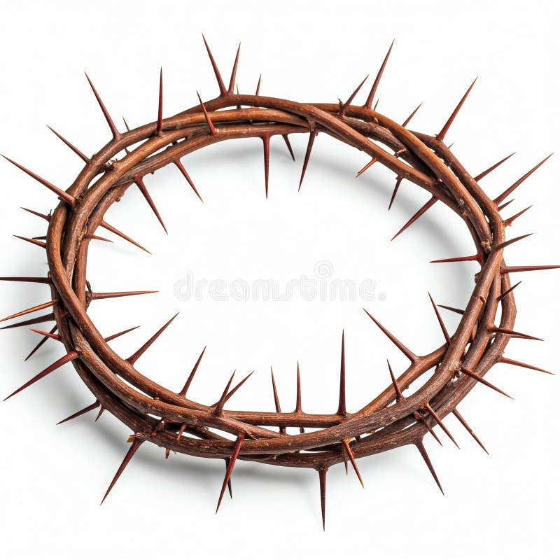 Crown of Thorns Sign of the Christian Faith Stock Illustration ...