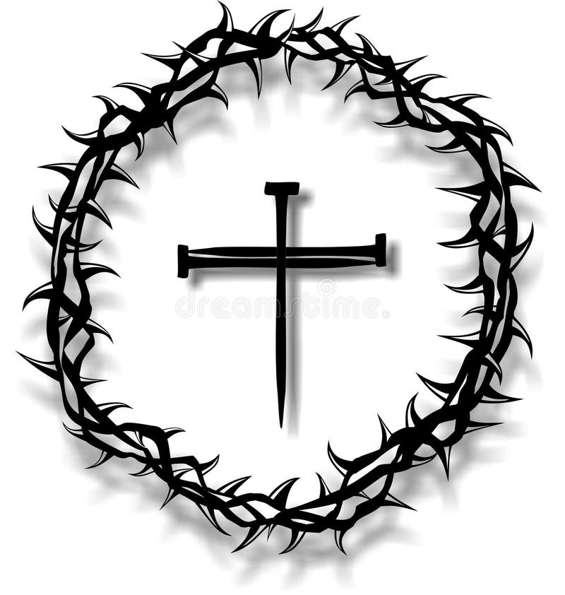 Crown Of Thorns Cross Nails