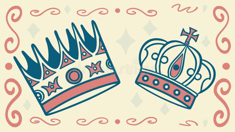 Crown Variations Set, Regal Monarchy Symbol Collection Vector Design ...