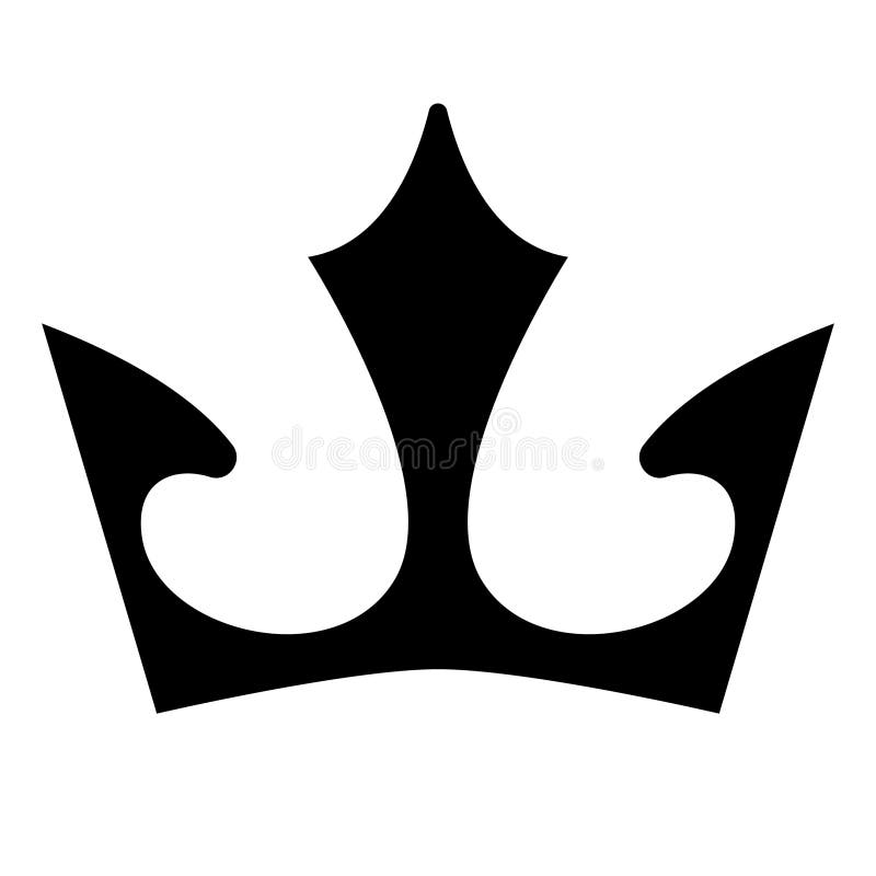 Crown Vector Icon Design. Simple Crown Flat Icon Stock Illustration ...