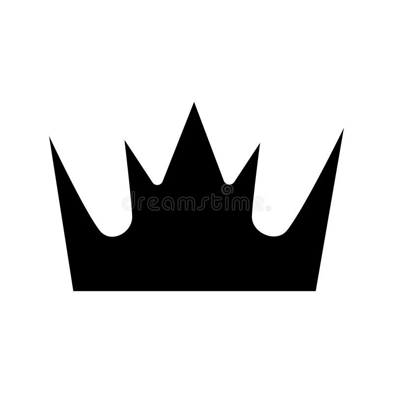 Crown Vector Icon King Illustration Sign Queen Symbol Monarchy Mark