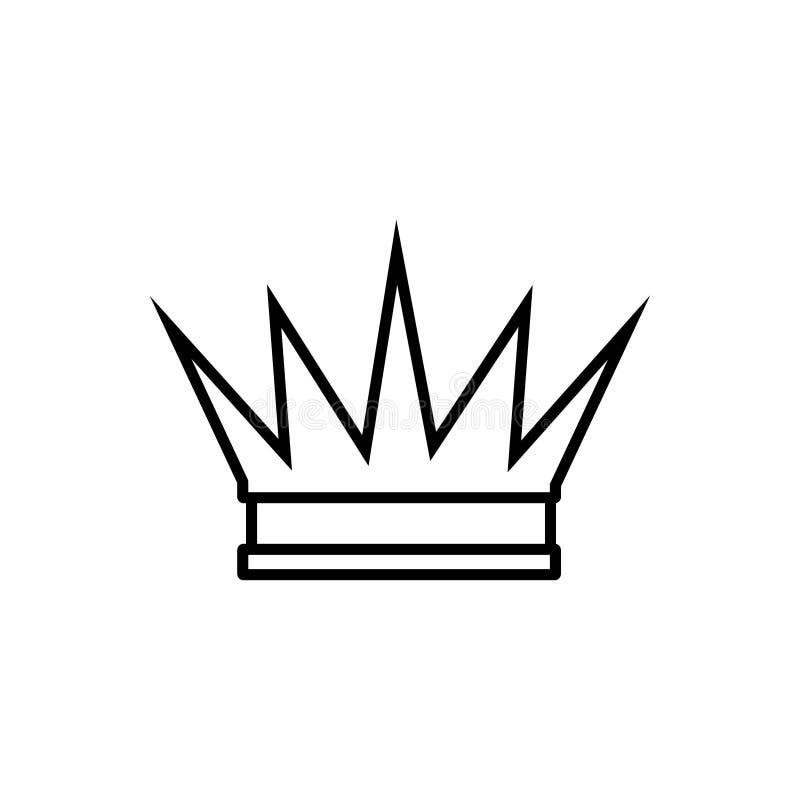 Crown Vector Icon King Illustration Sign Queen Symbol Monarchy Mark