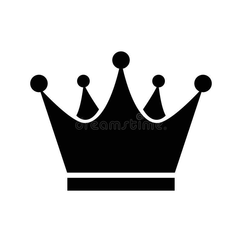 Crown Vector Icon King Illustration Sign Queen Symbol Monarchy Mark