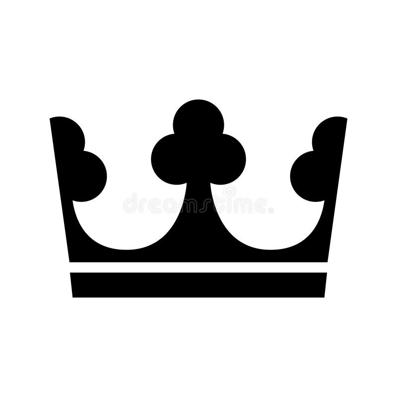 Crown Vector Icon King Illustration Sign Queen Symbol Monarchy Mark