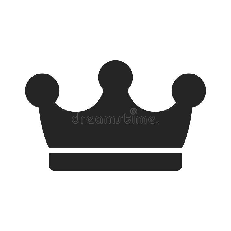 Crown Vector Icon in Modern Design Style for Web Site and Mobile App ...