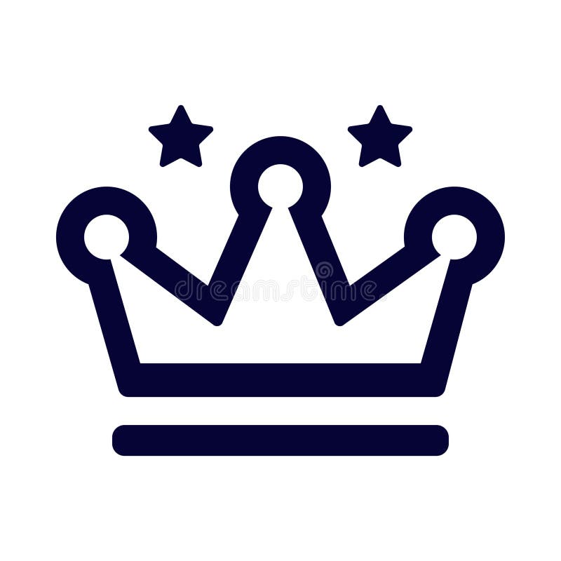 Crown, Winner Crown, King Crown Icon Stock Vector - Illustration of ...