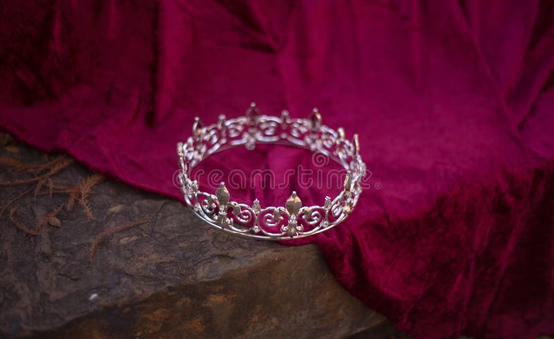 Crown Y El Traje Del Rey Abandonado Foto de archivo - Imagen de huyendo ...