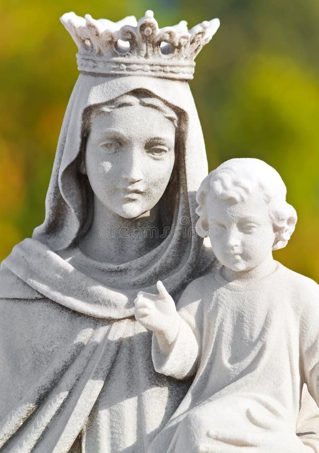 Virgin Mary and Jesus stock image. Image of details, child - 5757253