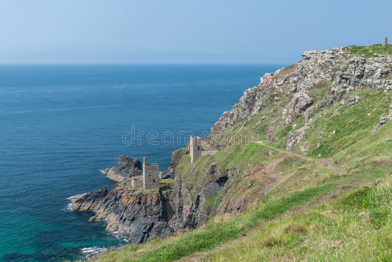 Botallack mine in Cornwall stock image. Image of horizontal - 235720119