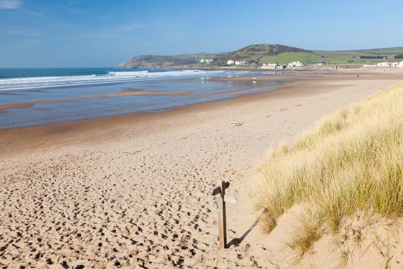 Croyde Devon England UK stock photo. Image of english - 30028528