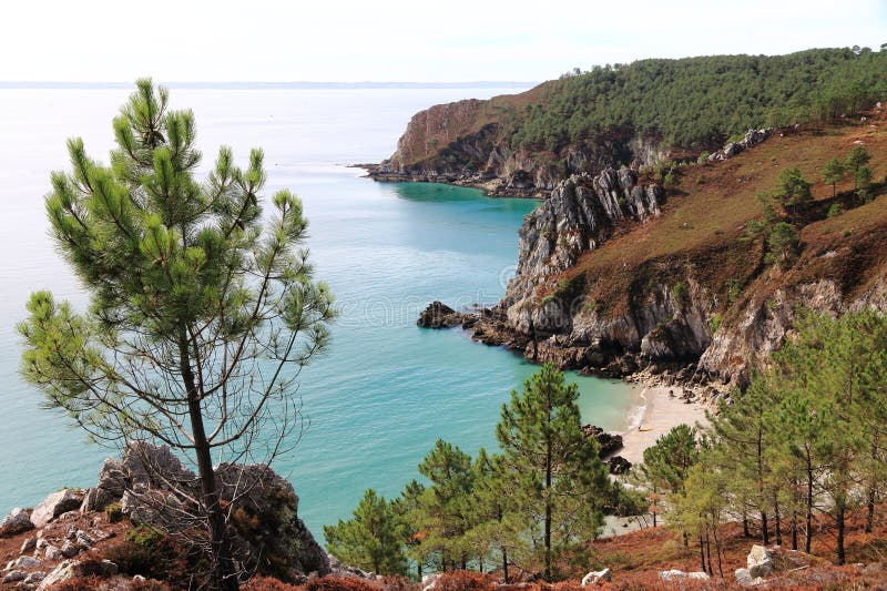 Crozon Point stock photo. Image of crozon, atlantic, rocks - 66848814
