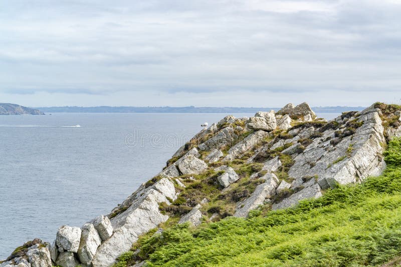 Crozon Peninsula in Brittany Stock Photo - Image of ocean, rock: 75238004