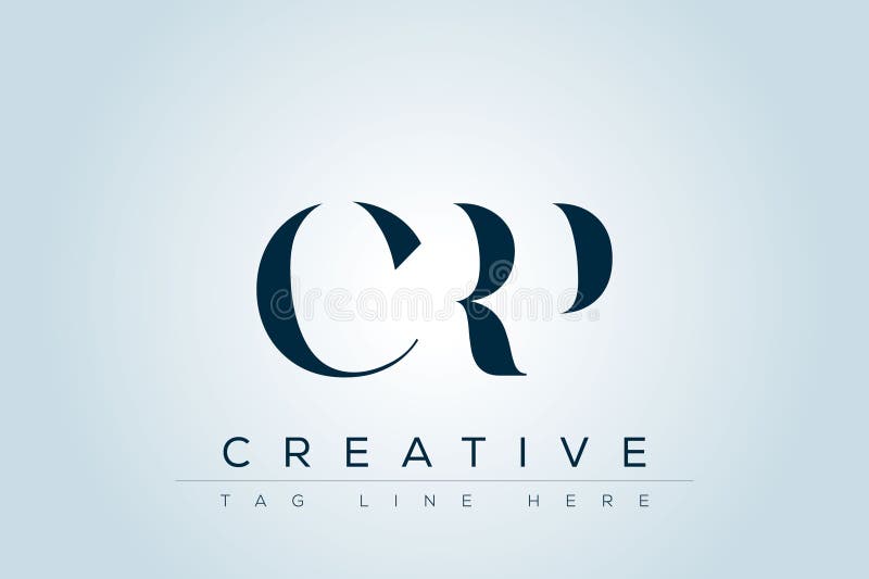 CRP abstract letter logo stock vector. Illustration of minimalist ...