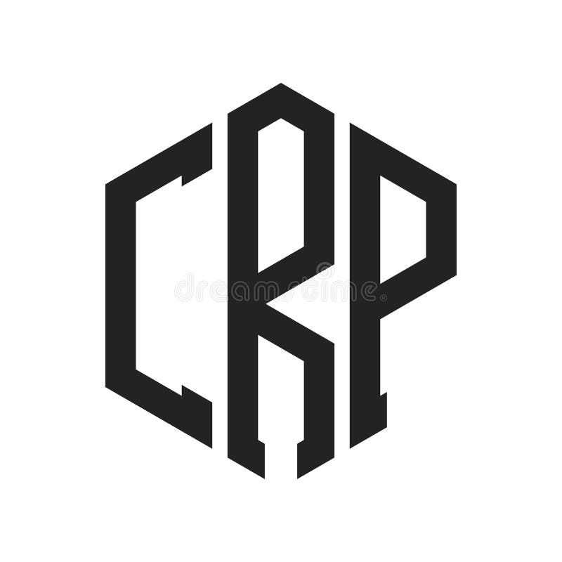 CRP Logo Design. Initial Letter CRP Monogram Logo Using Hexagon Shape ...