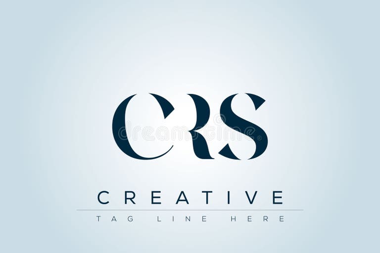 CRS abstract letter logo stock vector. Illustration of simple - 363286157