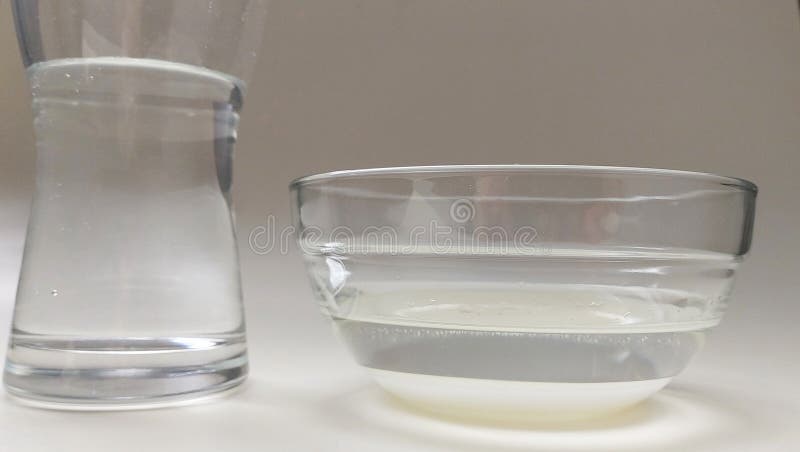 Dissolving Sugar in Water Expirience Detail Stock Photo - Image of ...