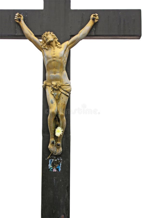 Jesus Christ crucifix stock photo. Image of church, pray - 26333278