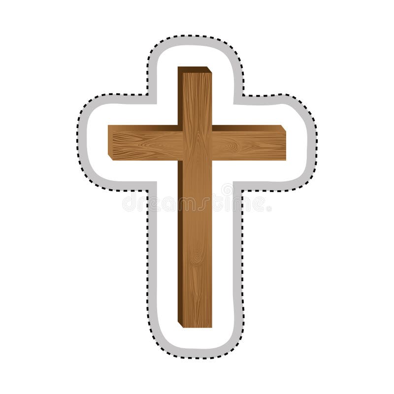 Crucifix Christian or Catholic Icon Image Stock Vector - Illustration ...